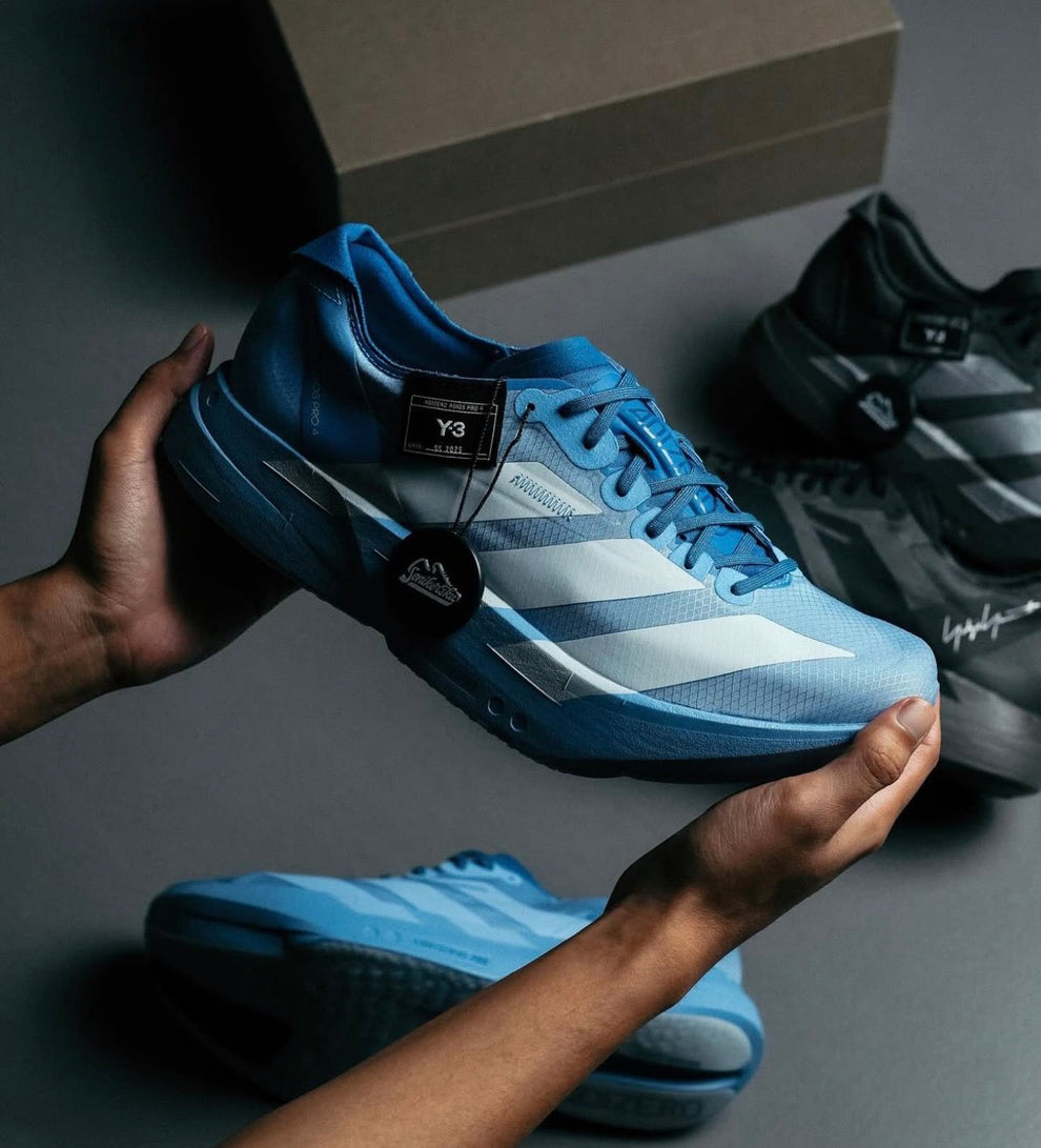 Adizero Adios Pro 4 Y-3 Ash Blue – Red Sole Republic