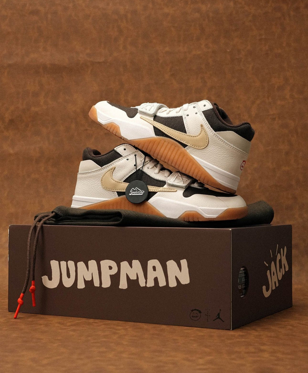 Travis Scott x Jordan Jumpman Jack Trainer Sail – Red Sole Republic