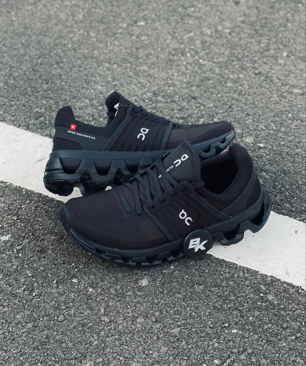 On Running Cloudswift 3 AD All Black – Red Sole Republic