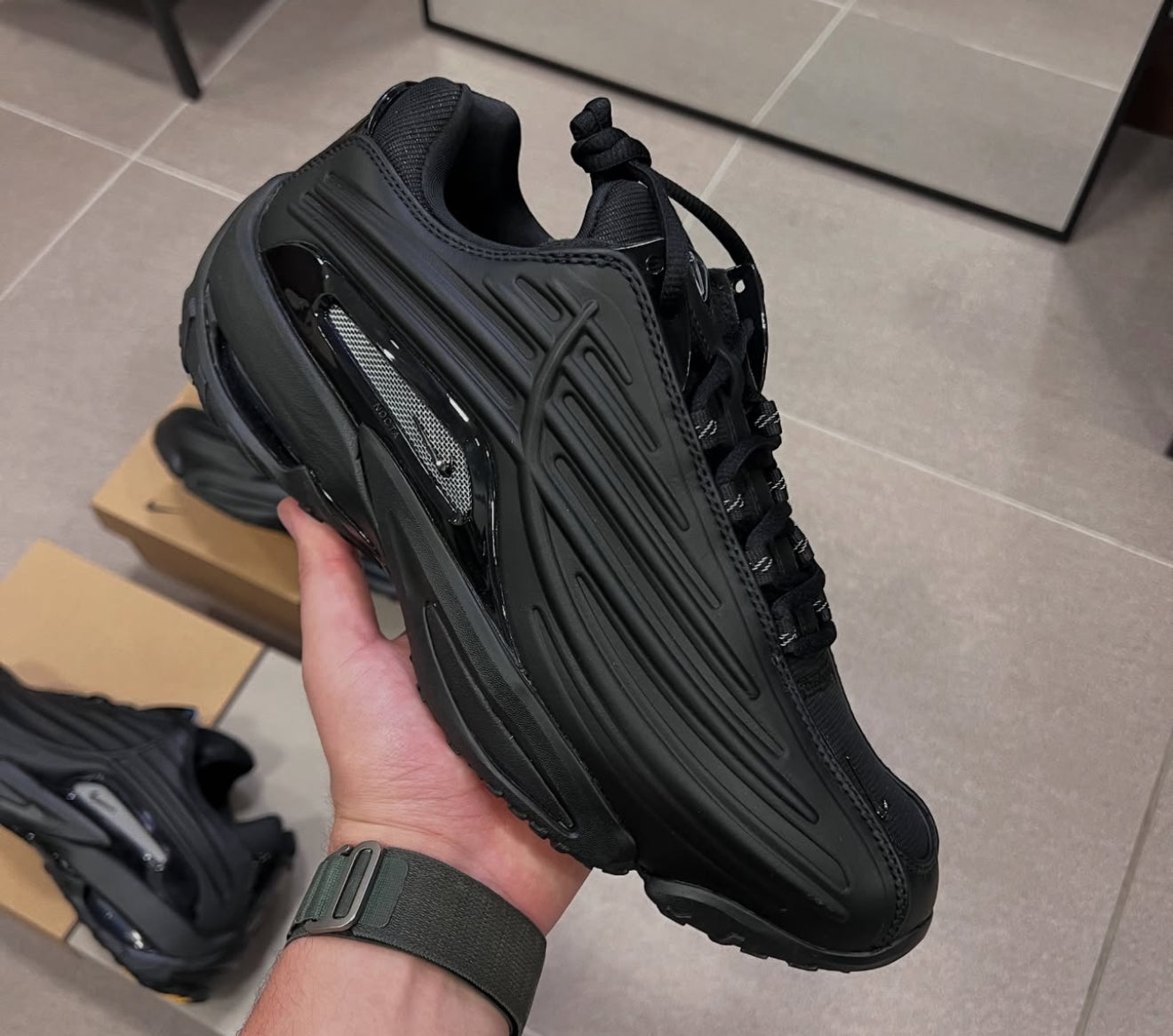 Nocta Hot Step 2 Triple Black – Red Sole Republic